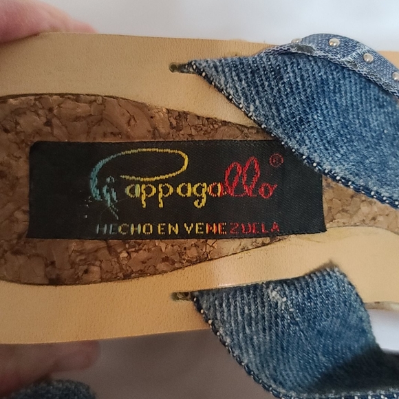 Pappagallo | Shoes | Pappagallo Cork Wedge Sandals Size Approx | Poshmark